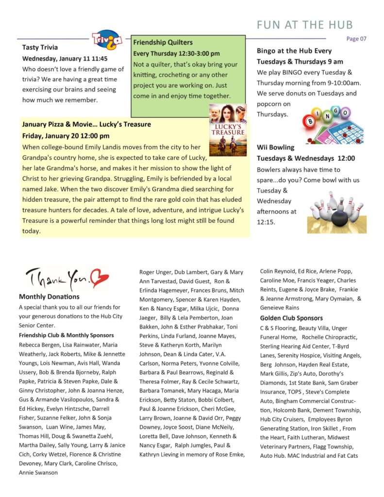 Newsletter – hubcityseniorcenter.com